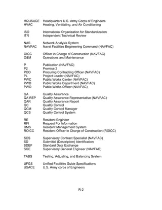 USACE Construction Quality Management manual | PDF