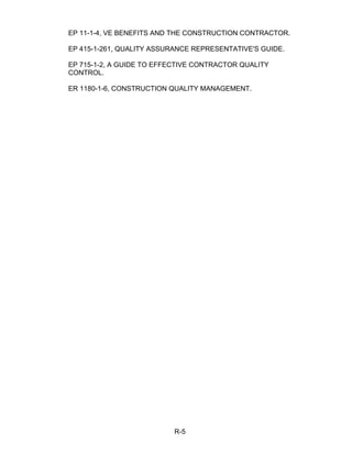 USACE Construction Quality Management manual | PDF