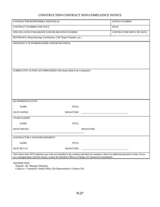 USACE Construction Quality Management manual | PDF