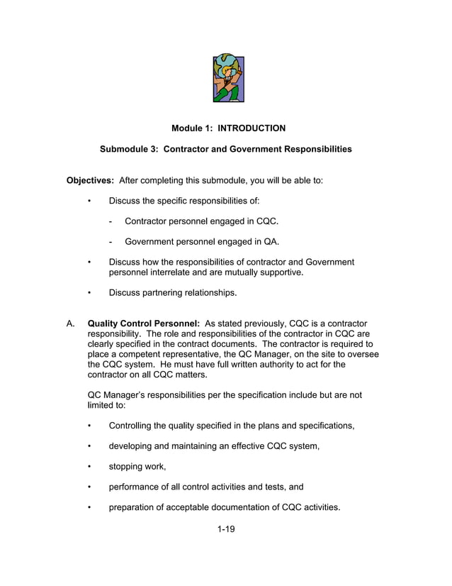 USACE Construction Quality Management manual | PDF