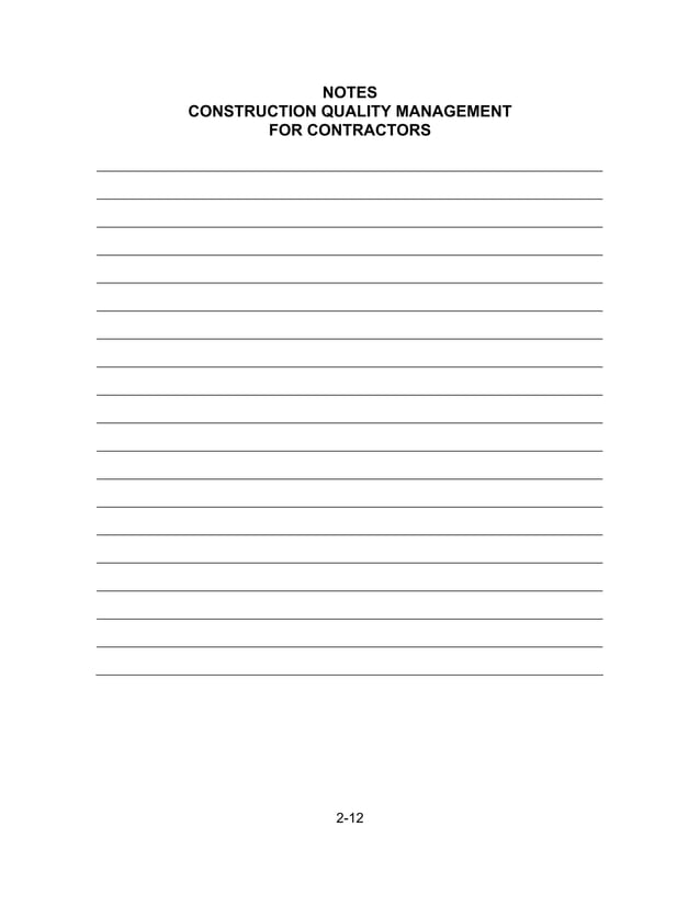 USACE Construction Quality Management manual | PDF