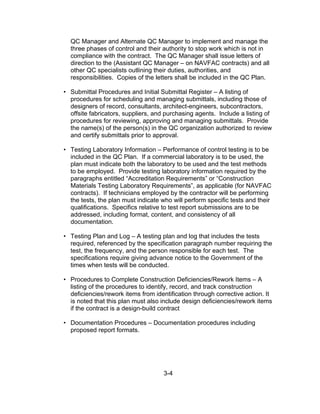 USACE Construction Quality Management manual | PDF