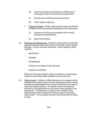 USACE Construction Quality Management manual | PDF