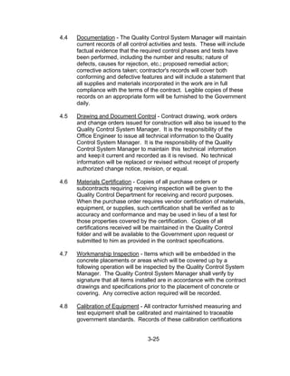 USACE Construction Quality Management manual | PDF