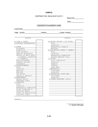 USACE Construction Quality Management manual | PDF