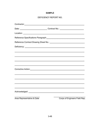USACE Construction Quality Management manual | PDF