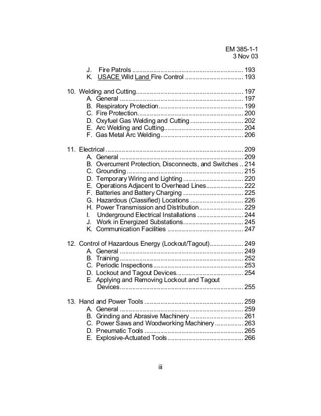 Usace safety manual 385 1-1
