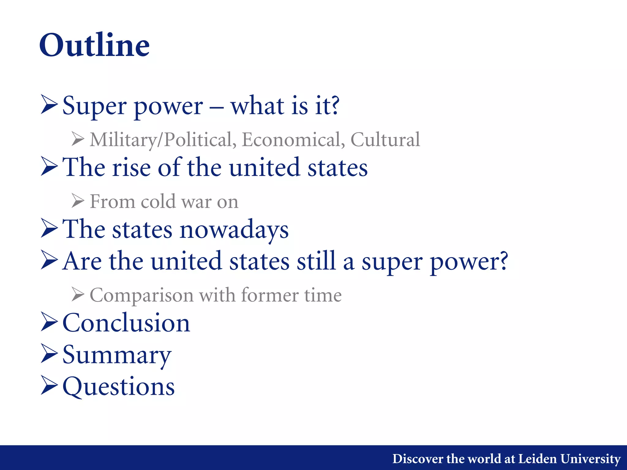 Usa – decline of a super power | PPTX | Death, Injury, or Military ...