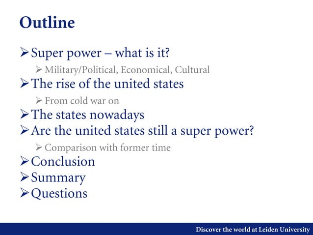Usa – decline of a super power | PPT