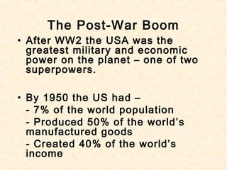 USA Economy 1945-1989 | PPT