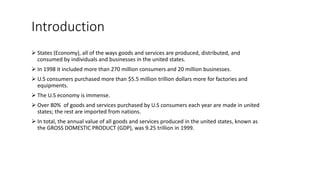 Usa economy | PPTX | Agriculture | Industries