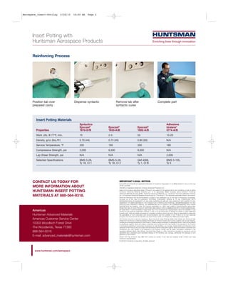 Aerospace Insert Potting Brochure | PDF