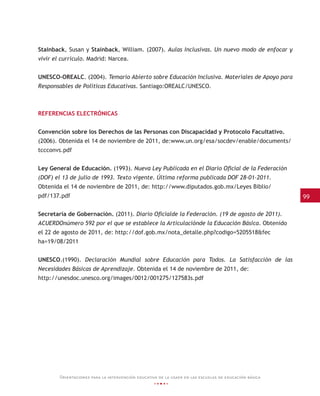 Orientaciones para la intervención educativa de la Unidad de Servicios ...