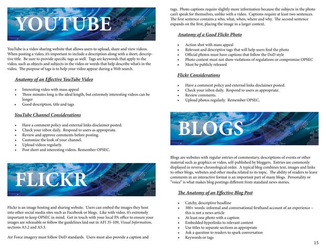 USAF Social Media Policy | PPT