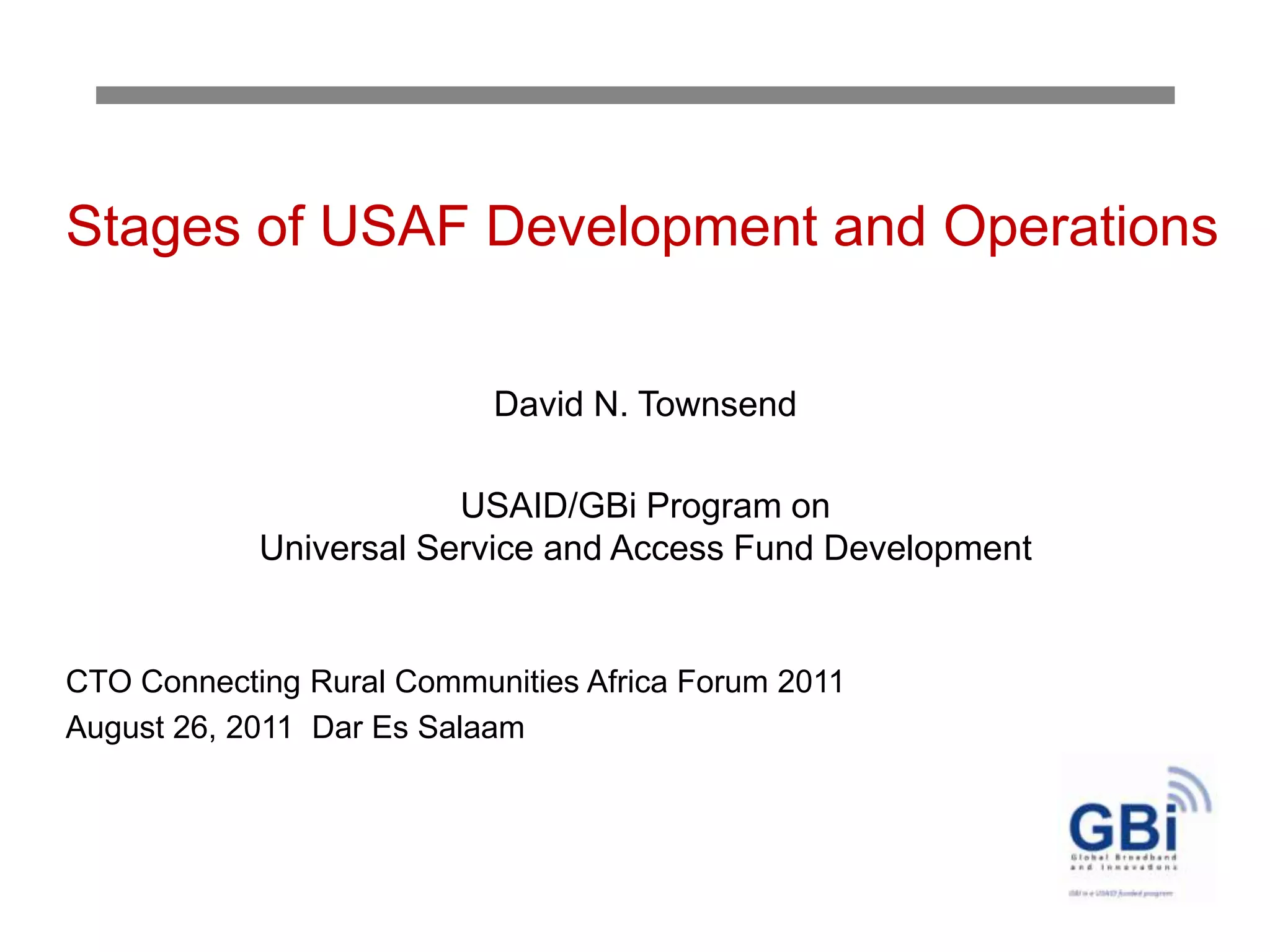 USAF Development Framework (CRC Dar11) | PPTX