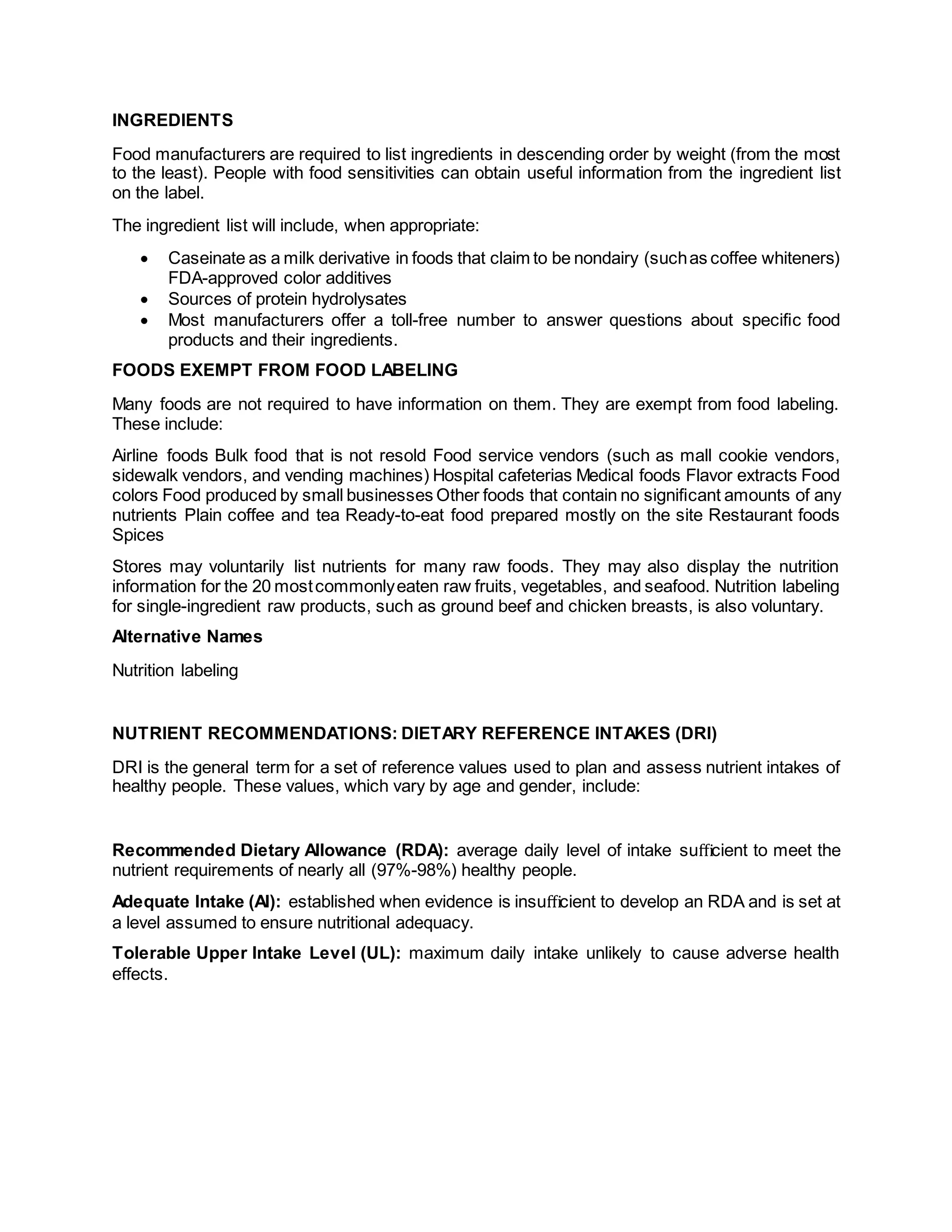 Usa food guide pyramid | DOCX