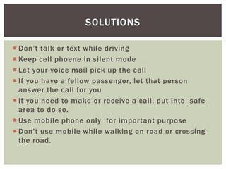 Usage of mobile phone in public places | PPTX