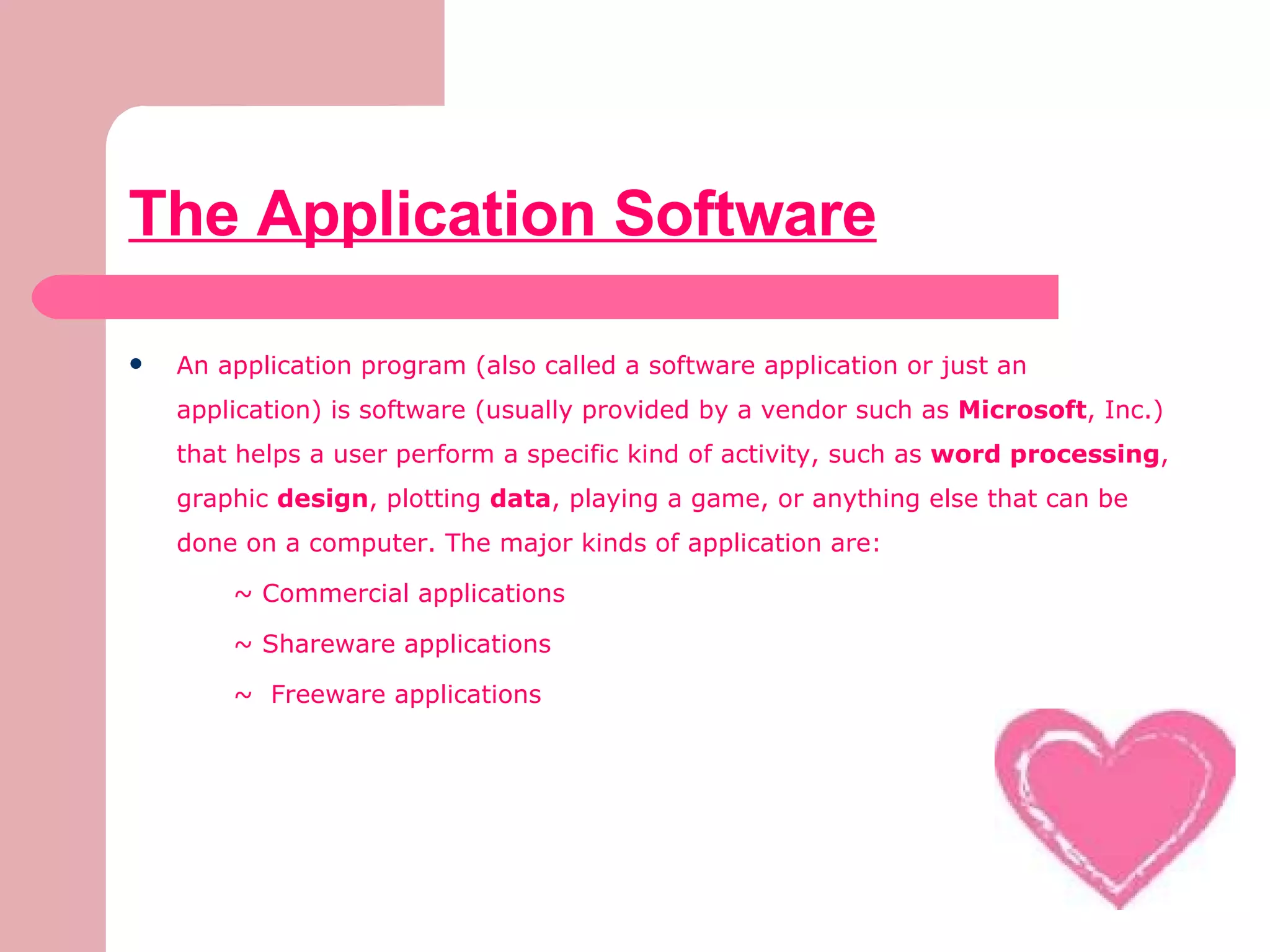 Usage Of Application Software | PPT