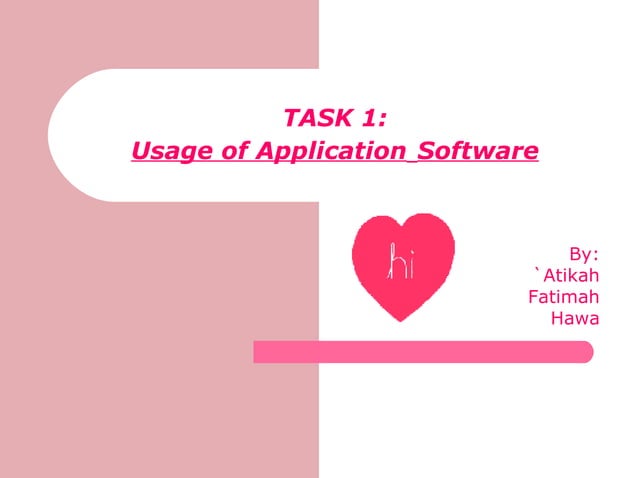 Usage Of Application Software | PPT