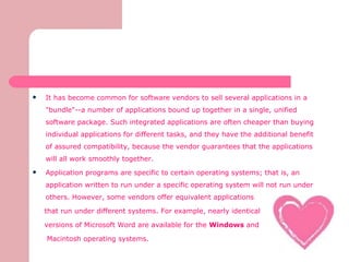 Usage Of Application Software | PPT