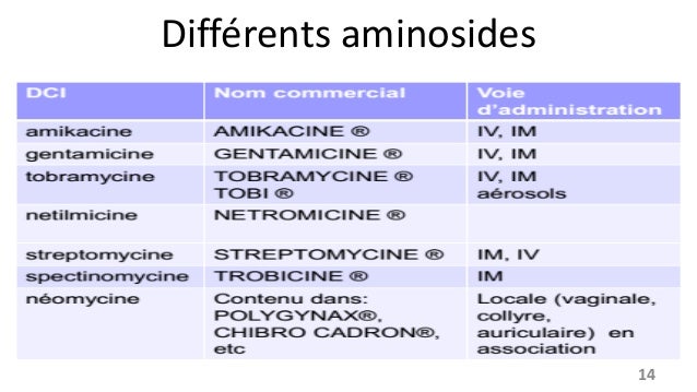 Usage des aminosides en néonatalogie; NKECK jAN