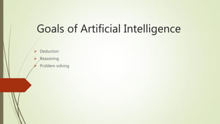 Usage of artificial intelligence in everyday life | PPTX