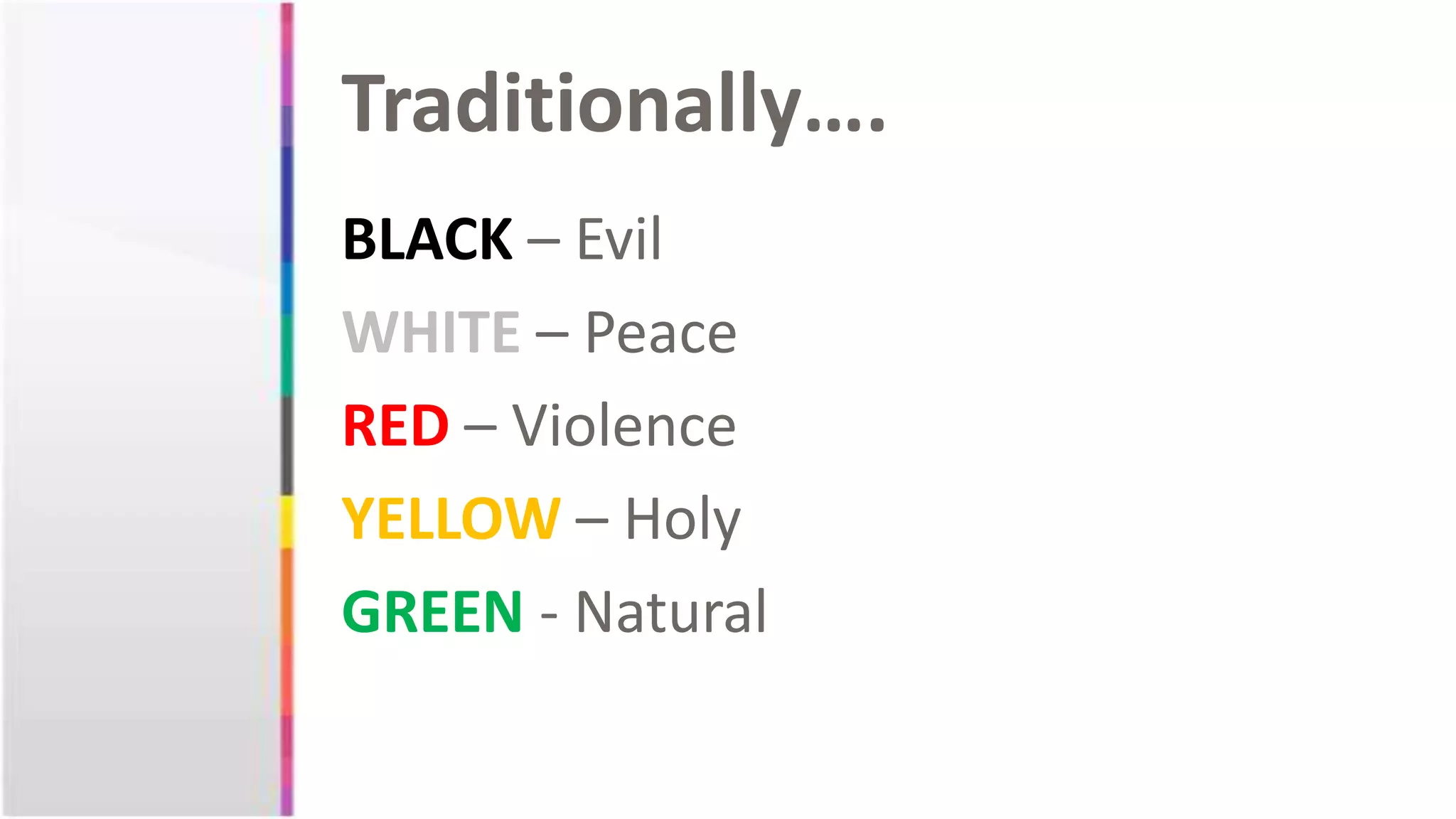 Usage of Colors & Its Effects in Design - An Overview | PPT