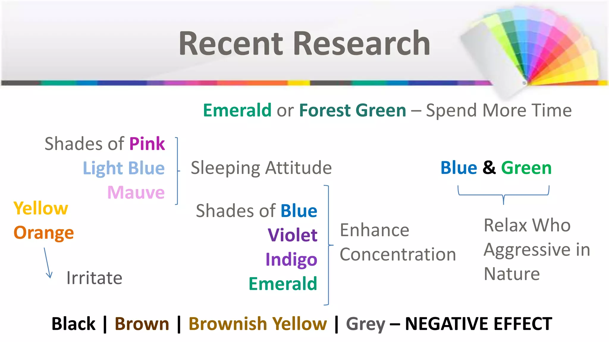 Usage of Colors & Its Effects in Design - An Overview | PPT