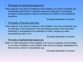 Usage of helpful sequence in cc(colon classification) | PPTX