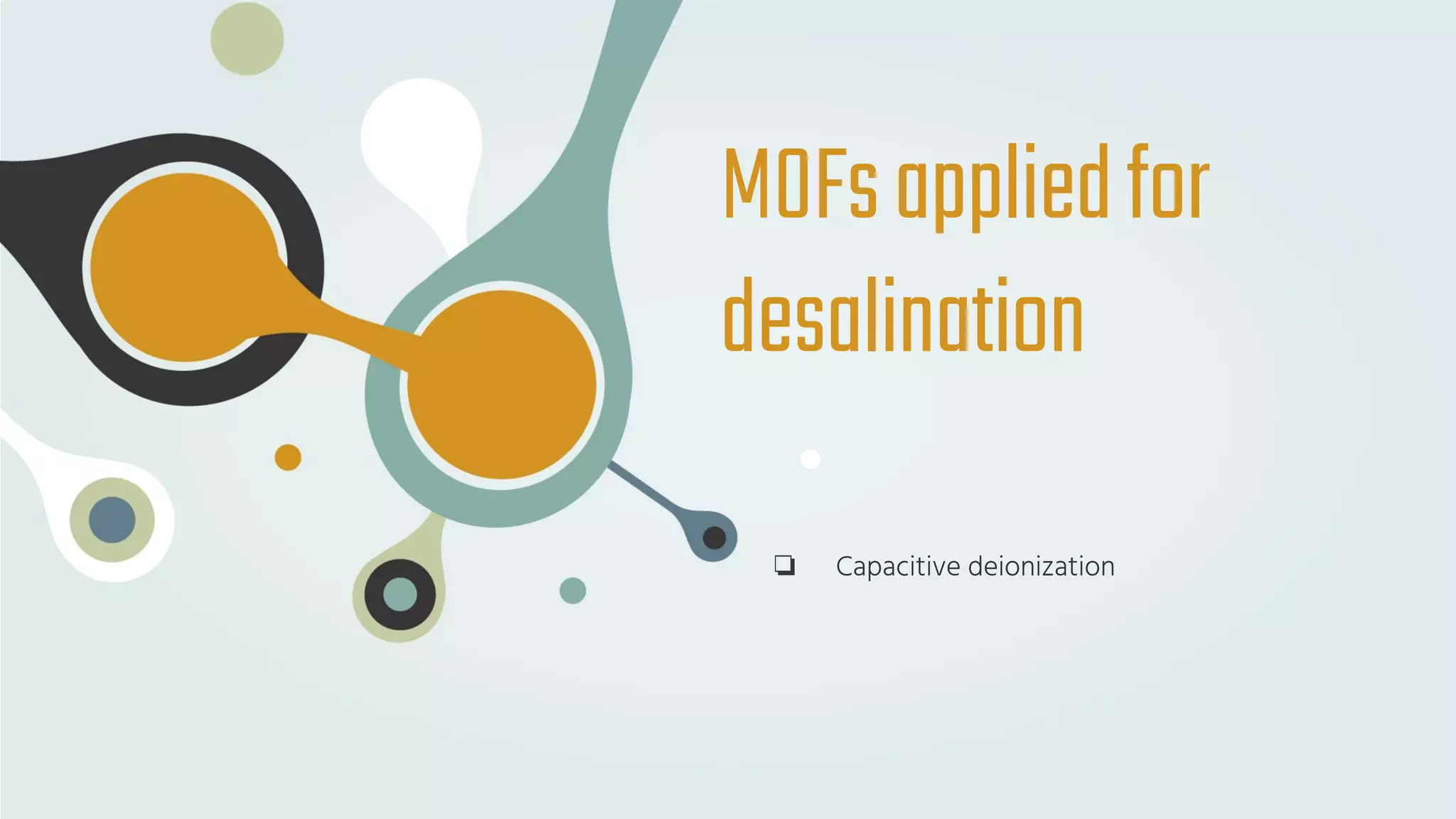 Applications of Metal Organic Frameworks(MOF) in water treatment | PDF