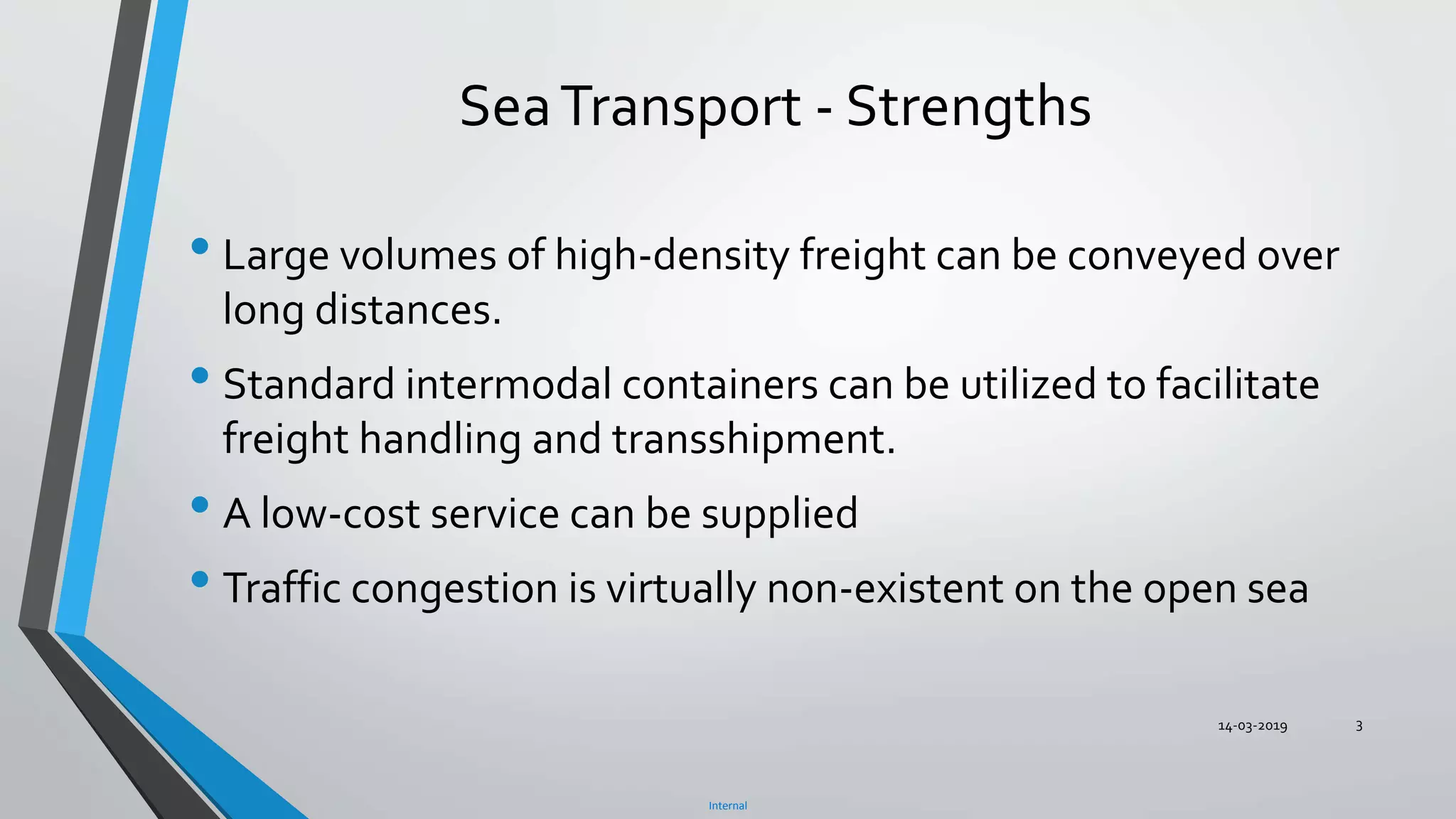 Usage of ocean transportation | PPTX
