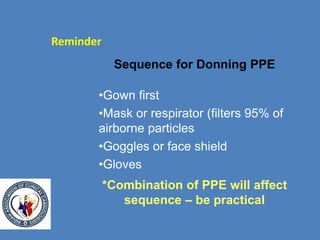 Usage of ppe for drs | PDF