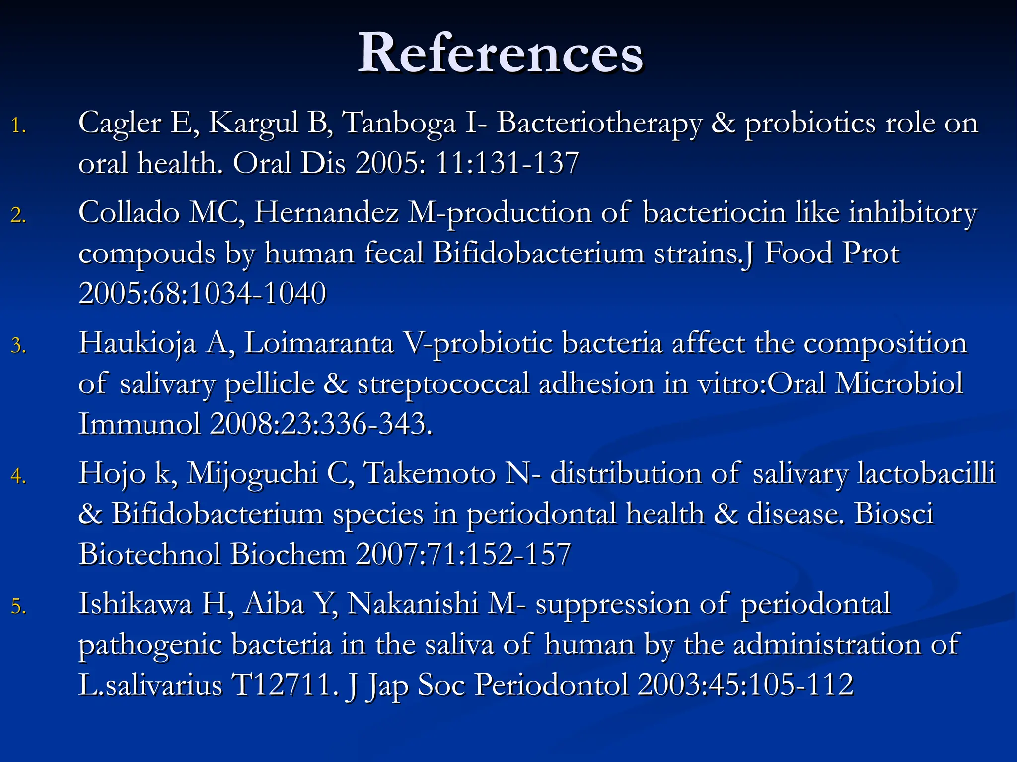 USAGE OF PROBIOTICS IN CHRONIC PERIODONTAL DISEASES.ppt