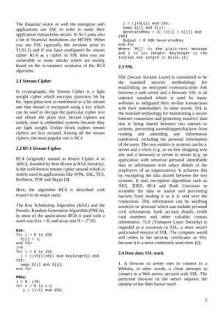 Usage of rc4 cipher in SSL configurations of Sri Lankan financial ...