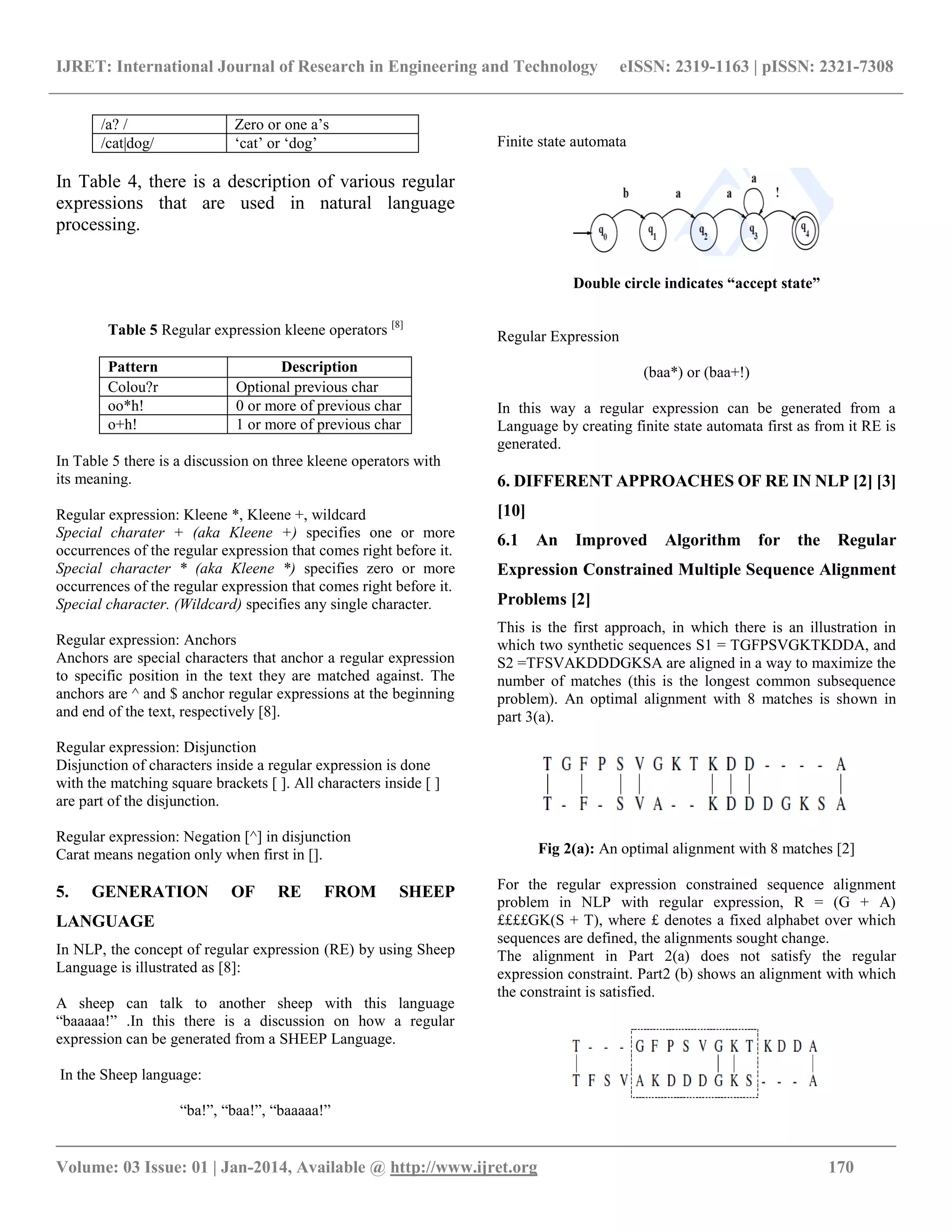 Usage of regular expressions in nlp | PDF
