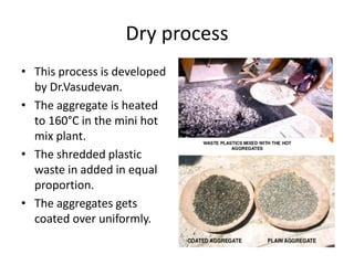 Usage of waste plastic materials in road construction | PDF
