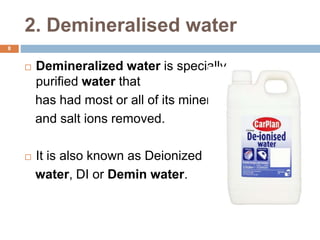 Usage of water in industry | PPTX