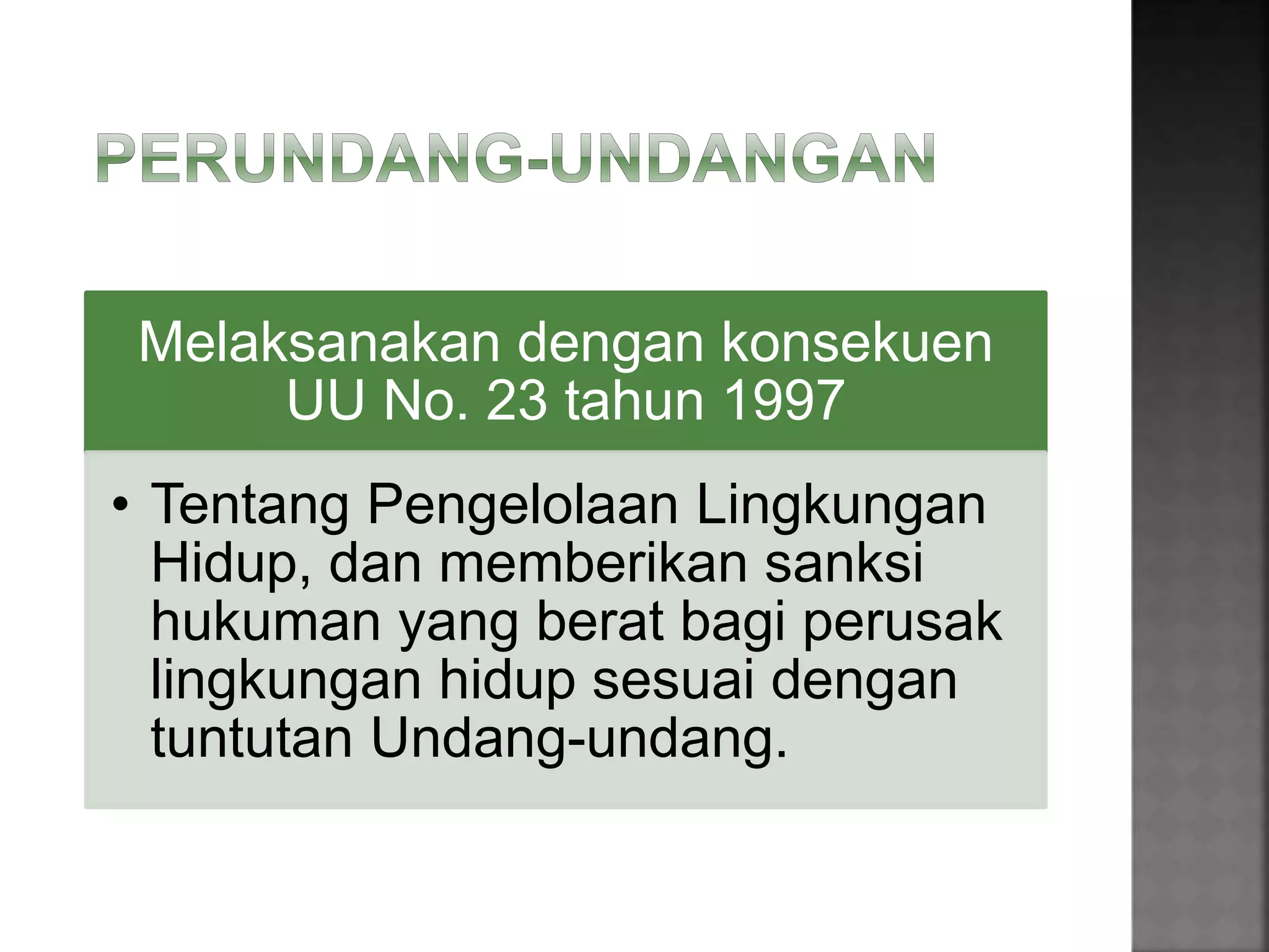 Usaha usaha pelestarian lingkungan hidup | PPTX