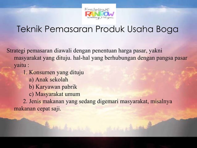 Usaha boga | PPTX