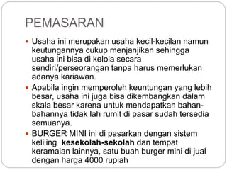 mini burger | PPTX