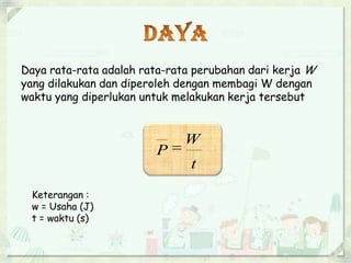 Usaha & energi | PPSX