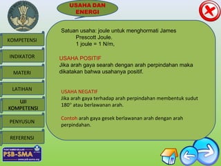 Usaha energi revisi | PPT