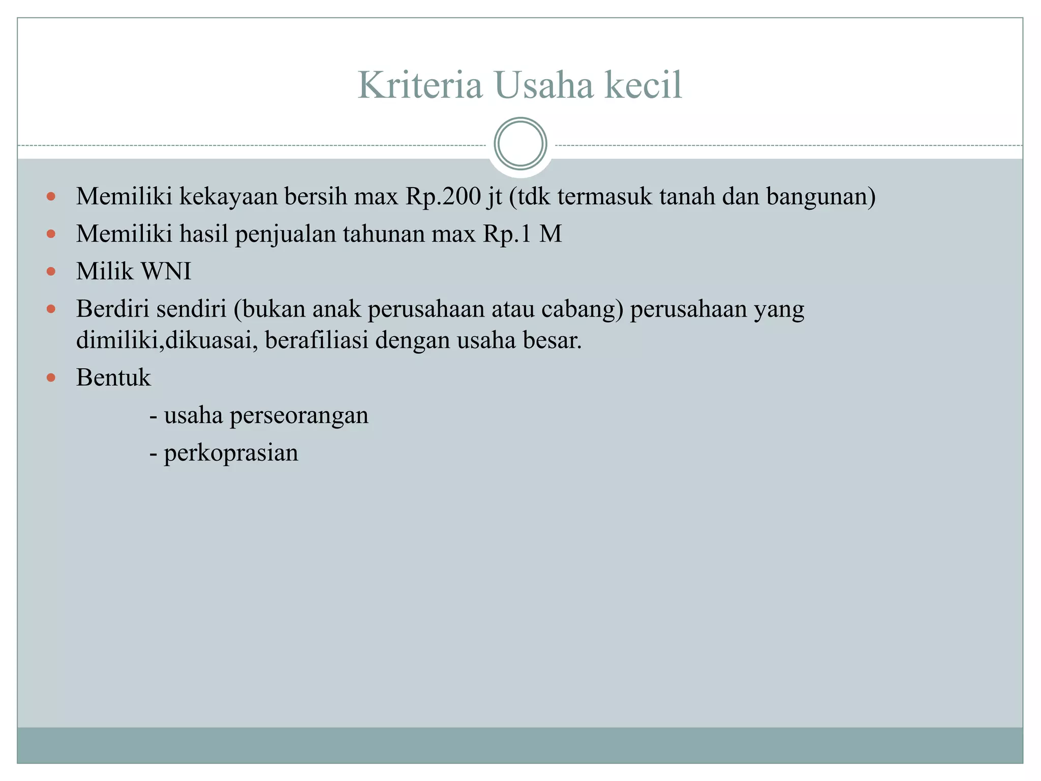 Usaha kecil menengah dan umkm | PPTX