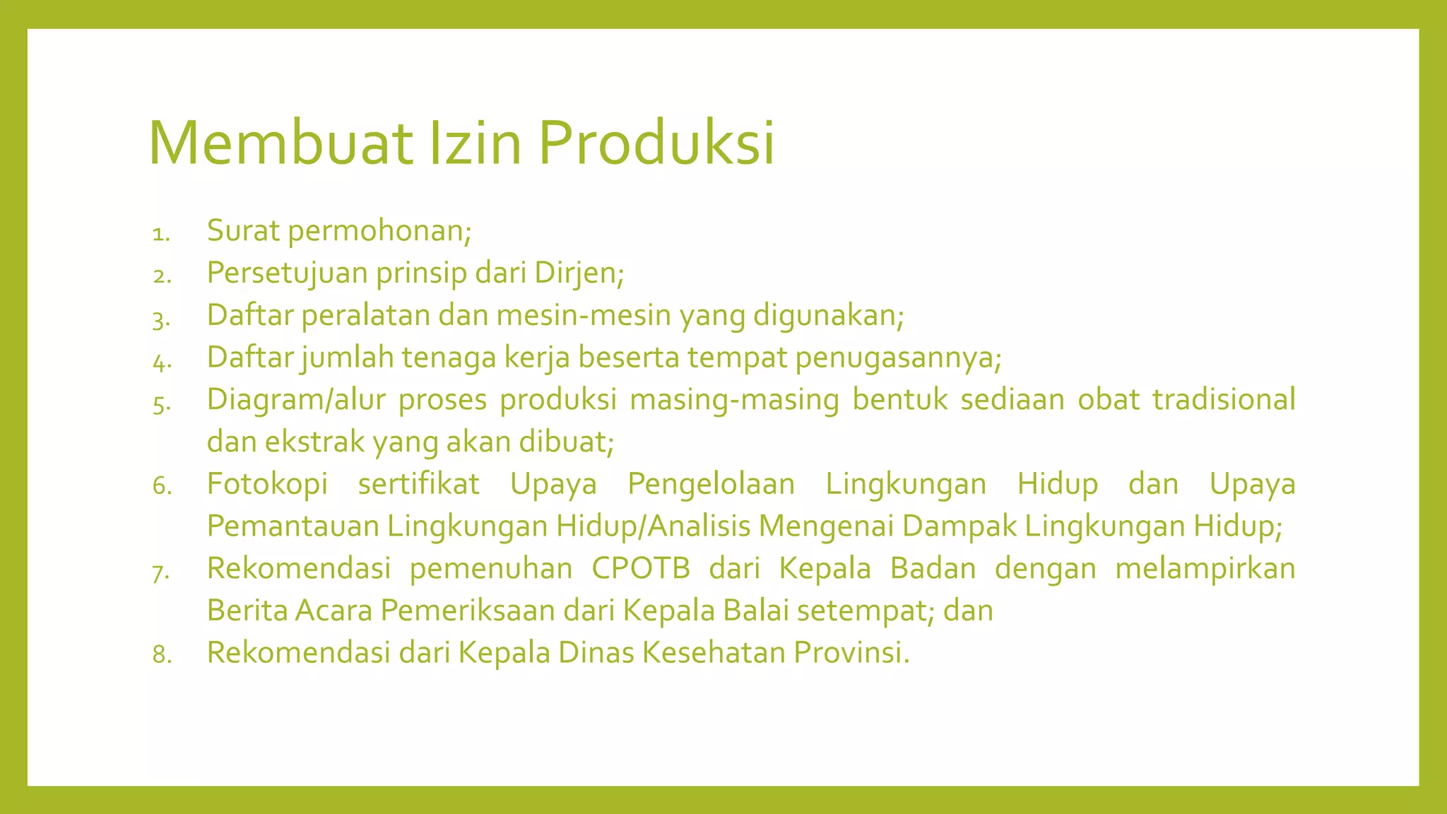 Usaha Kecil Obat Tradisional (UKOT) | PPTX