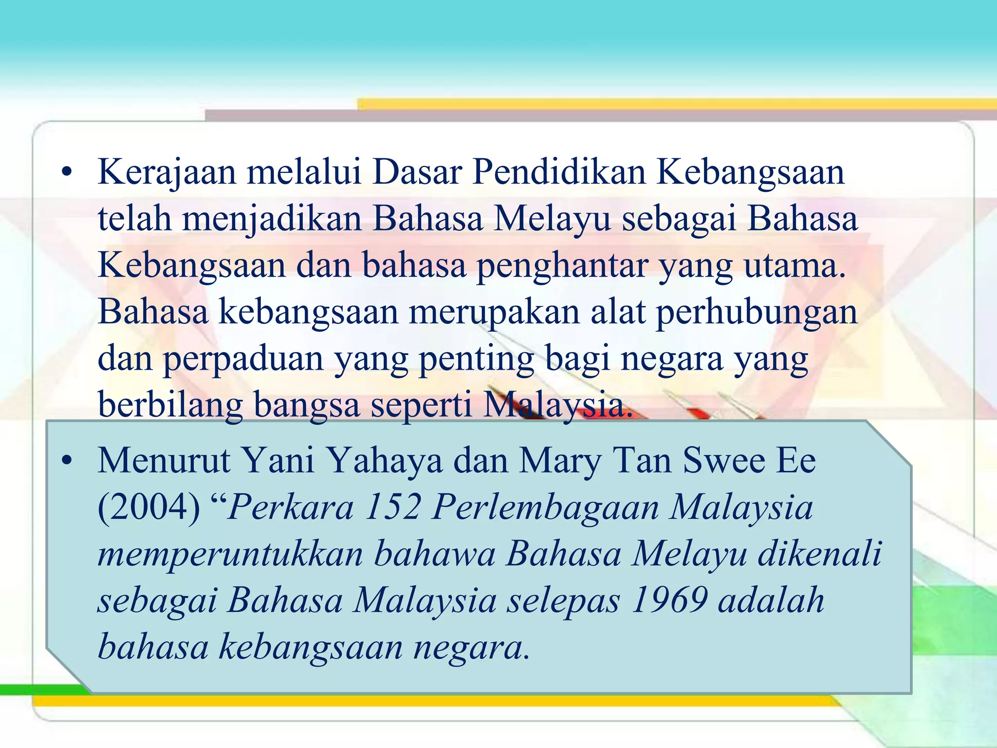 Usaha yang dirangka oleh kerajaan untuk memupuk perpaduan | PPTX