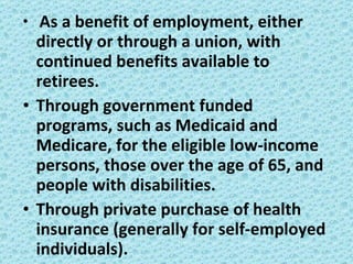 Usa health care system | PPT