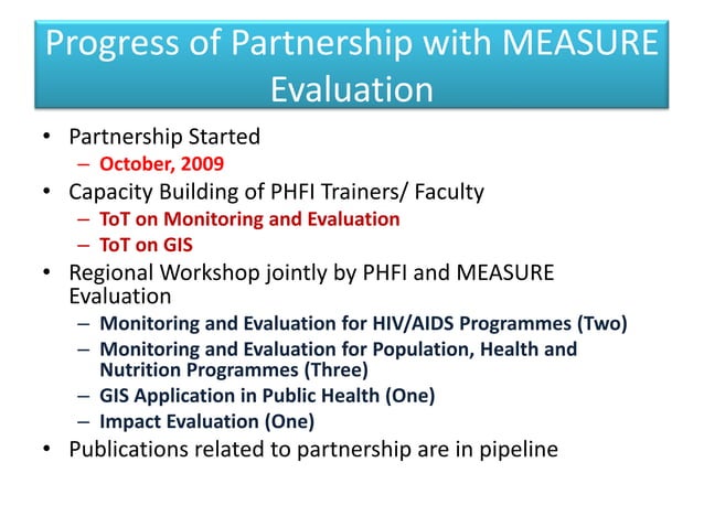 PHFI and MEASURE Evaluation Collaboration: Partnership and Beyond ...