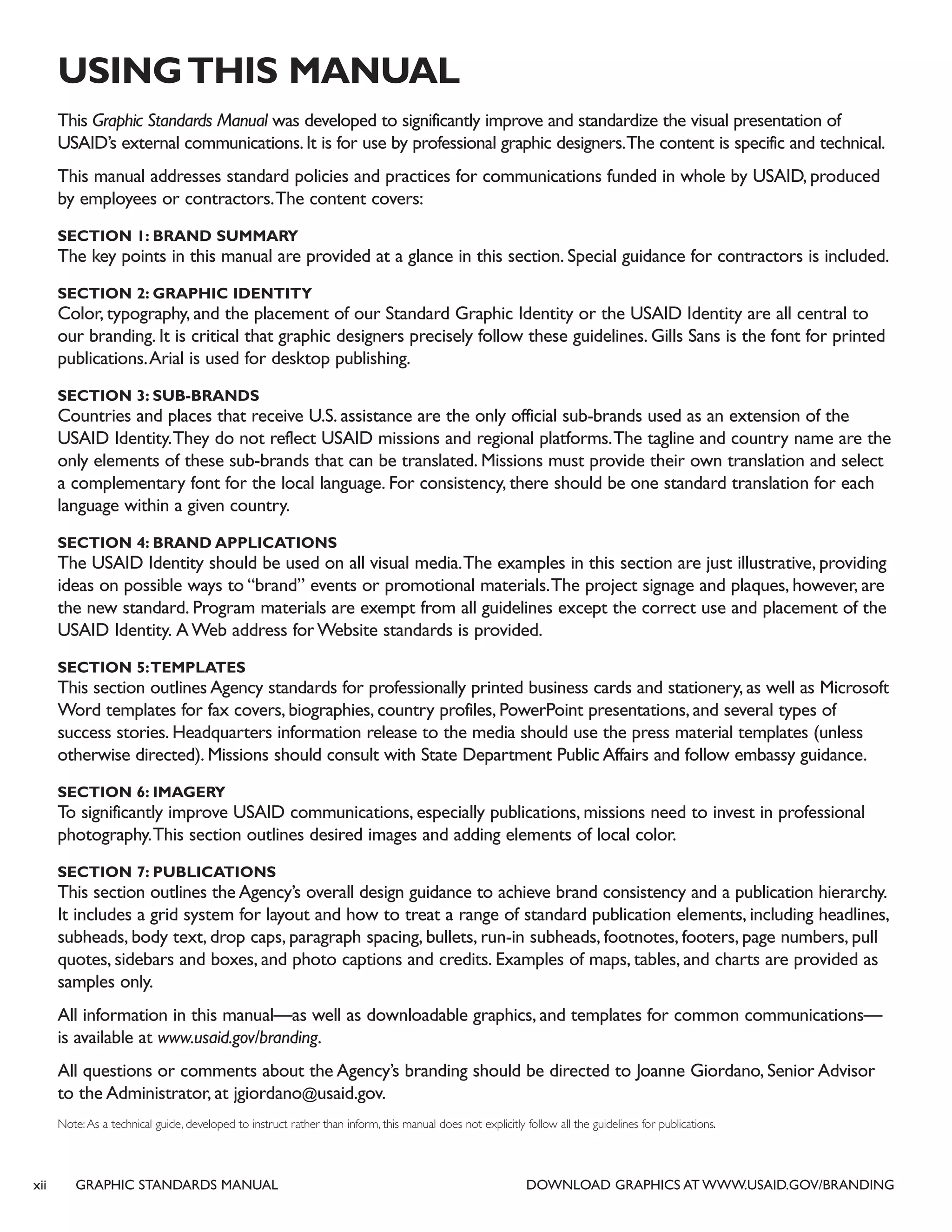 Usaid graphic standards_manual | PDF