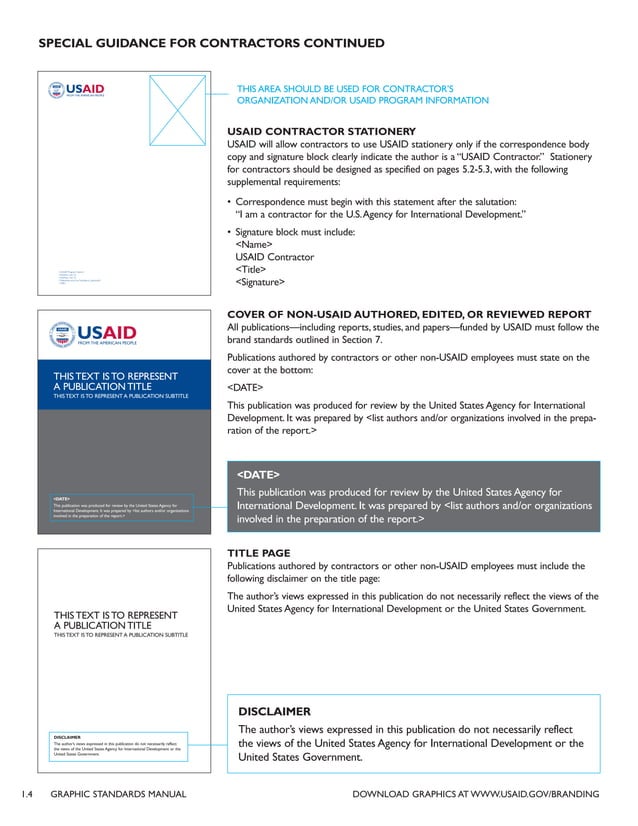 Usaid graphic standards_manual | PDF