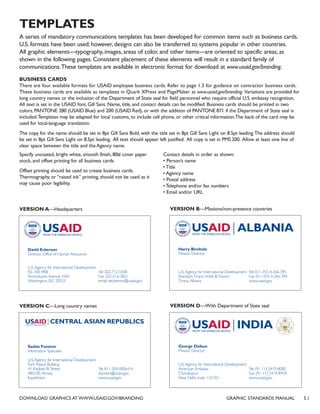 Usaid graphic standards_manual | PDF